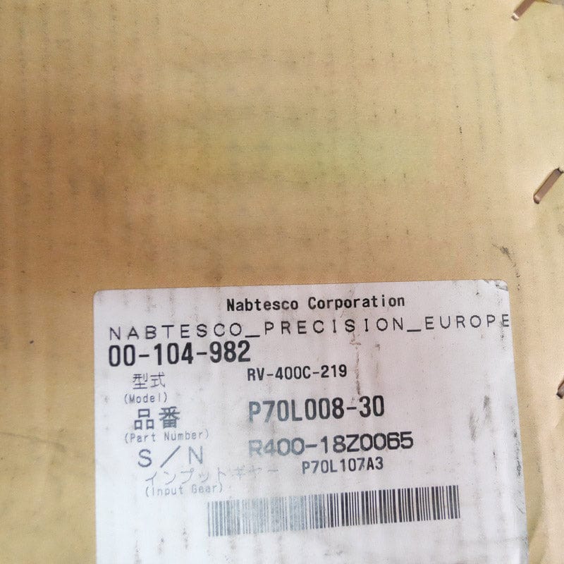 Nabtesco RV-400C-219 00-104-982 Gear Reducer for kuka robot